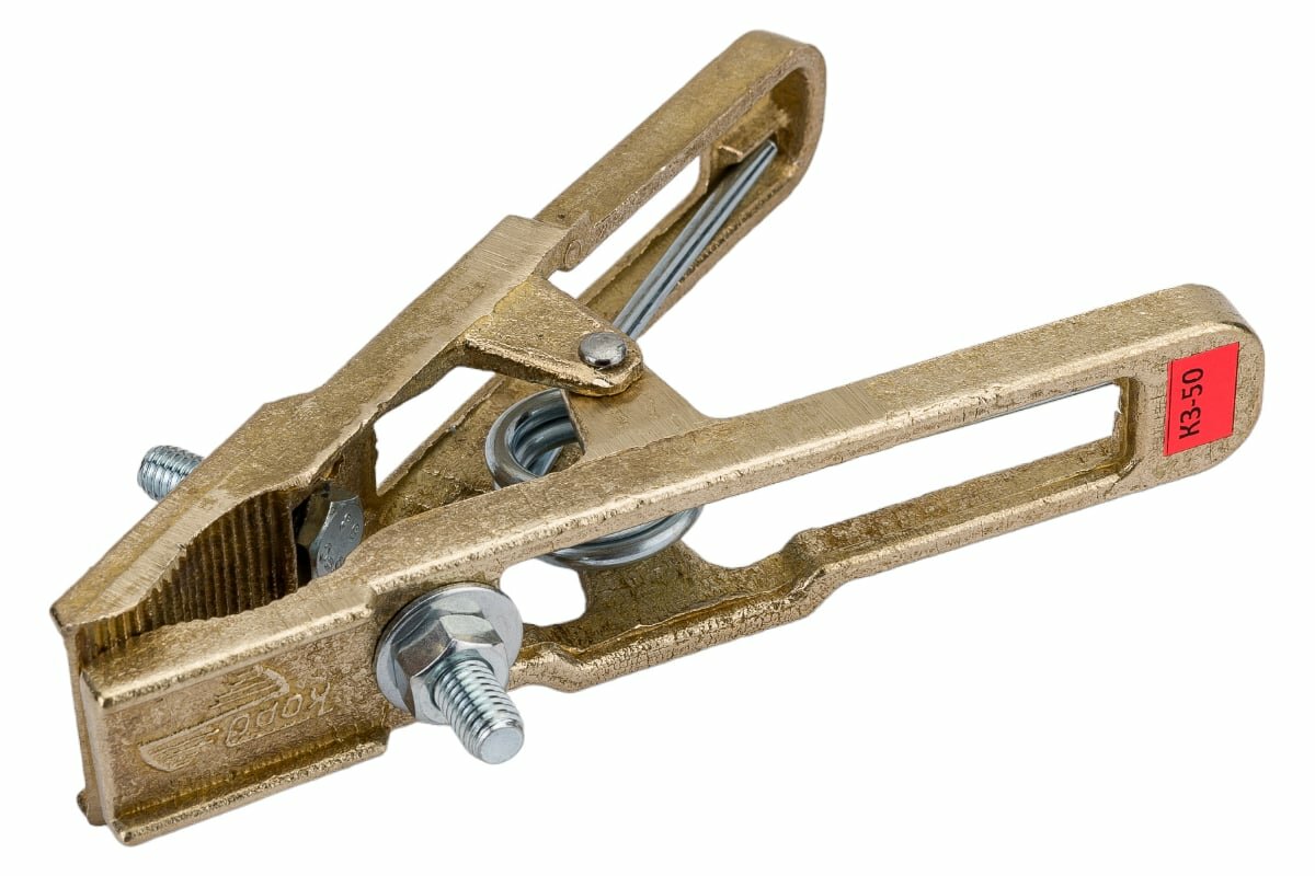 Клемма массы КЗ-50 500А латунь Профессионал 023018 силовая клемма для электрооборудования