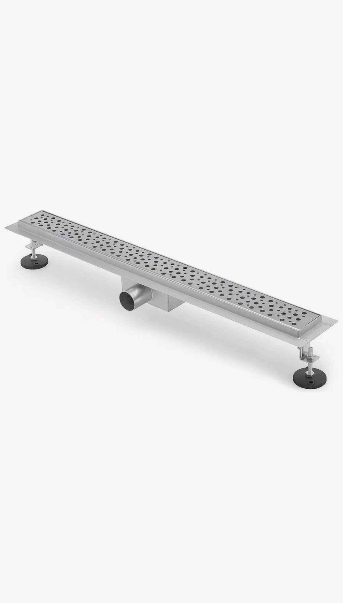 Сухой трап для душа, для лотка, для душевого поддона Tim BAD413502 серебристый 70 мм 1500 г