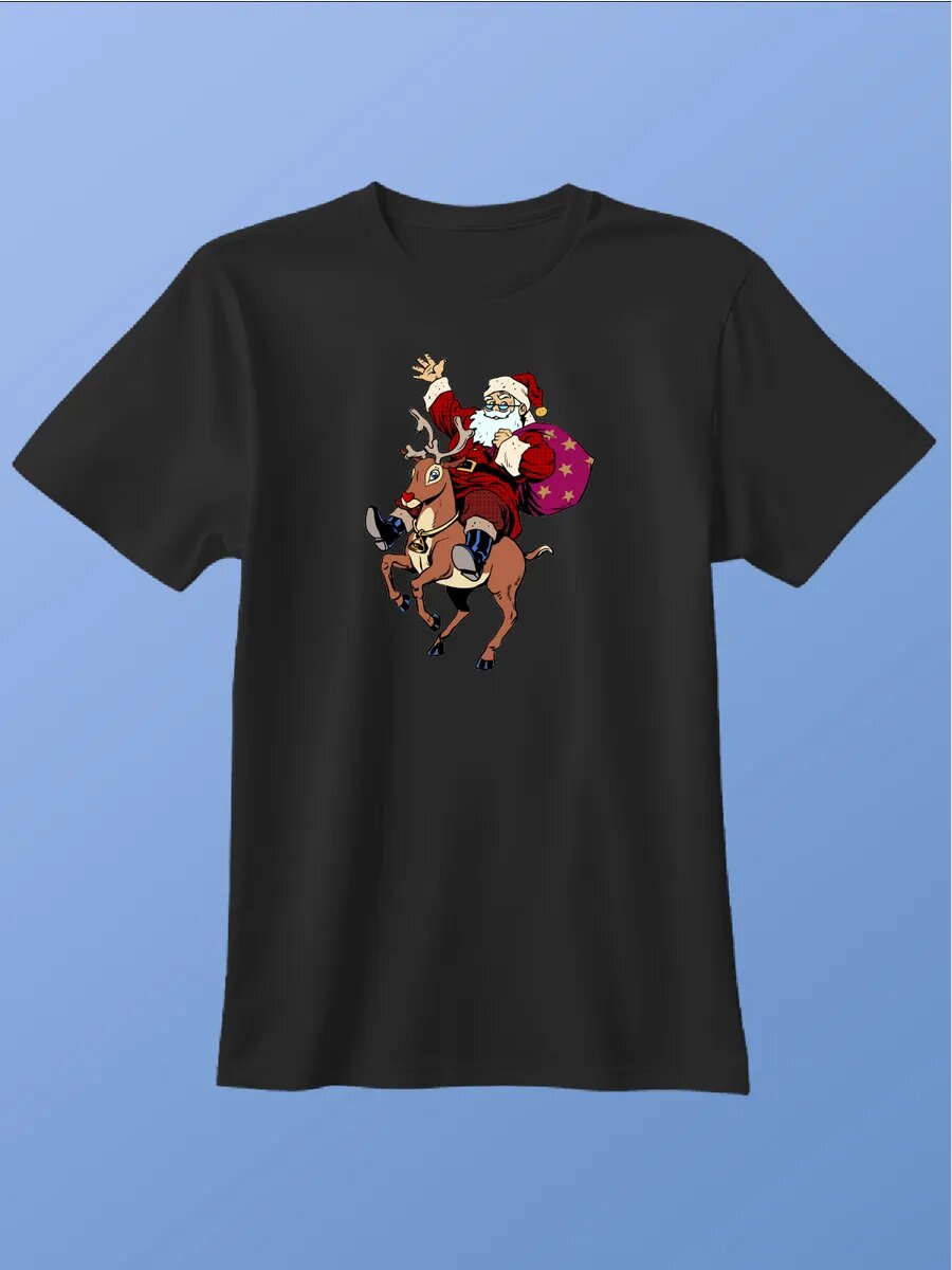 Футболка с сантой