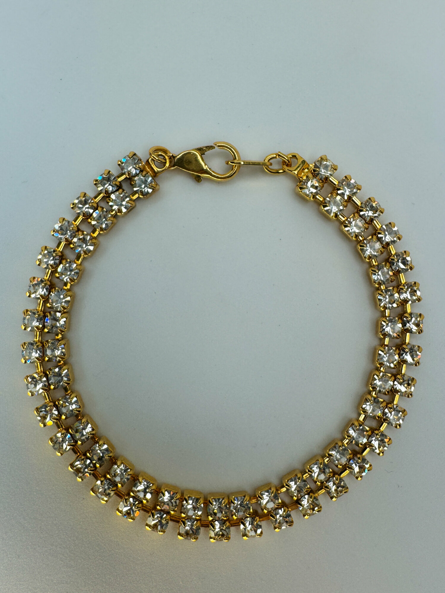 Браслет Bohemia Style, стекло, хрусталь, богемское стекло, стразы, кристалл