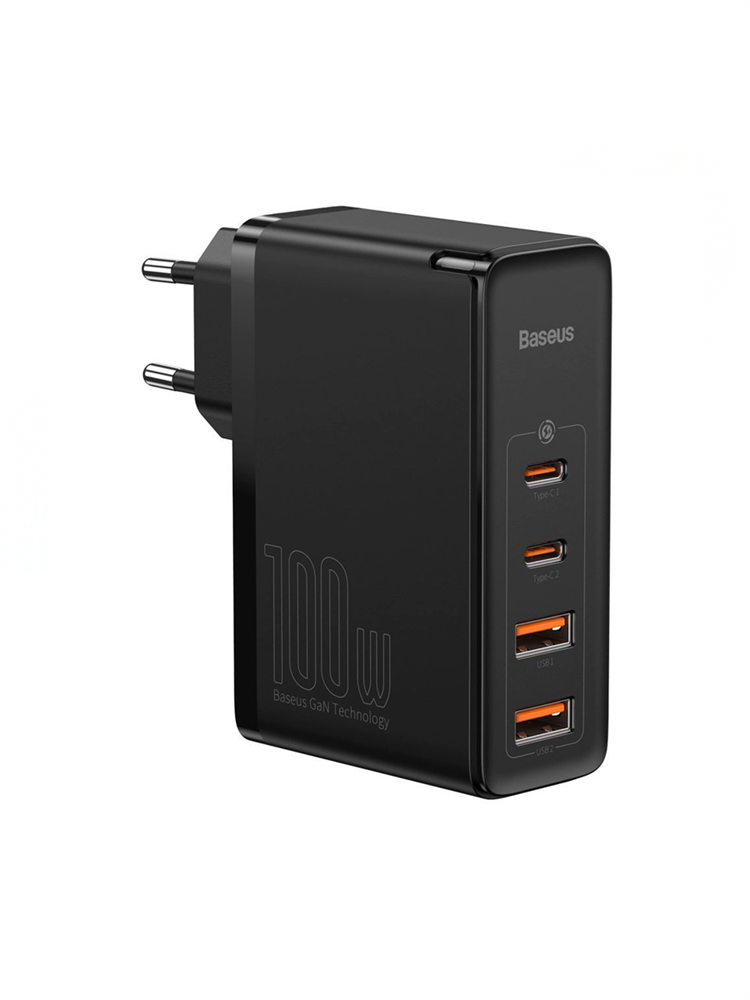 Baseus Сетевое зарядное устройство Baseus GaN2 Pro Quick Charger 2C+2U 100W CCGAN100UE (CCGAN2P-L01) черный