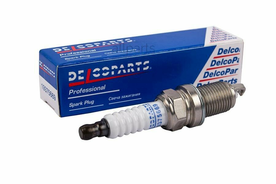 DELCOPARTS 19375669 свеча зажигания С платиновым электродом (свечи зажигания) VW PASSAT, JETTA, TIGUAN, GOLF SKODA OCTAVIA