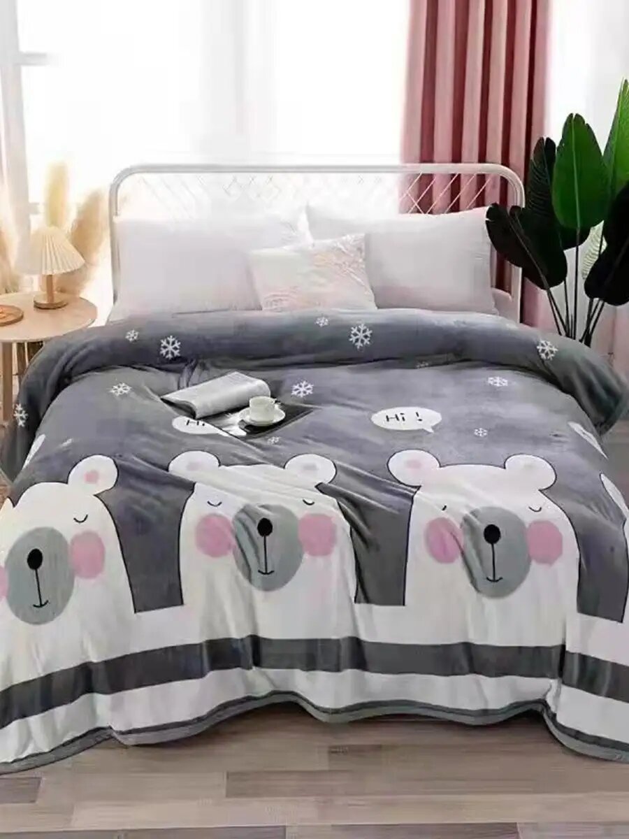 Плед 150х200 на кровать 1.5 спальный Flamenco