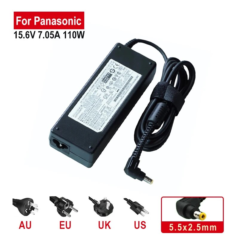 HIDORAJIN Адаптер питания для Panasonic CF-31 CF-52 CF-53 15.6В 7.05А Power adapter only