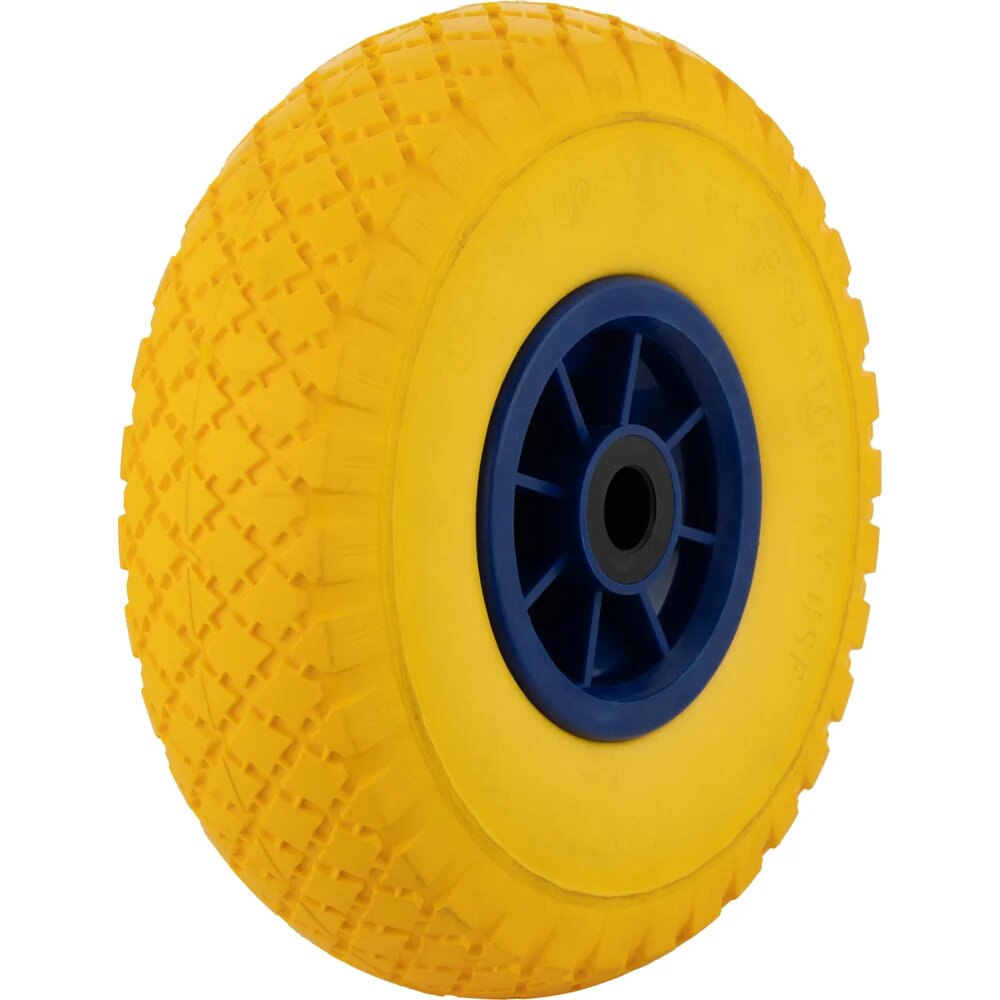 МастерАлмаз Колесо без камеры FP2401 3.00-4 250мм F20 (длина втулки 70мм) пластиковый диск 10506286