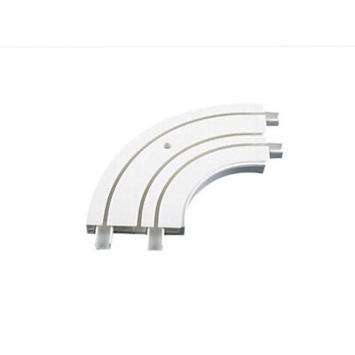 Эркерный угол ПВХ 90 град. внутренний 3-х рядный