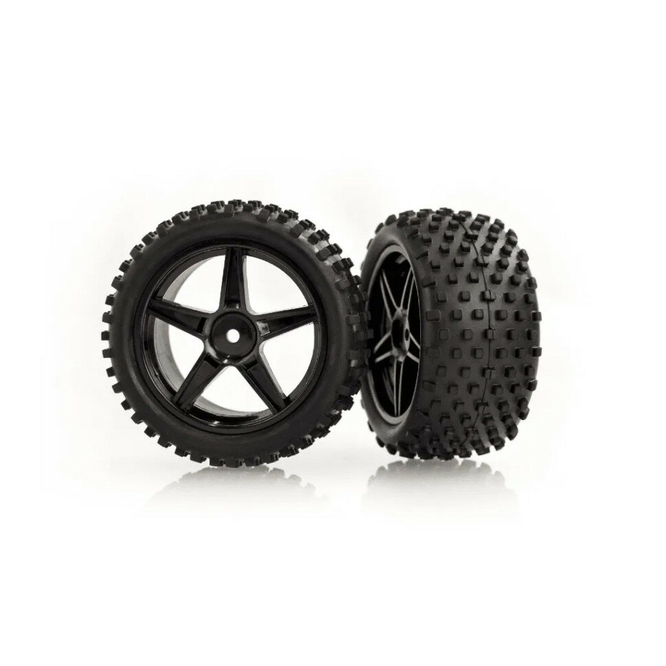 Задние колеса HSP в сборе (06024+06025) - HSP06026-BLACK