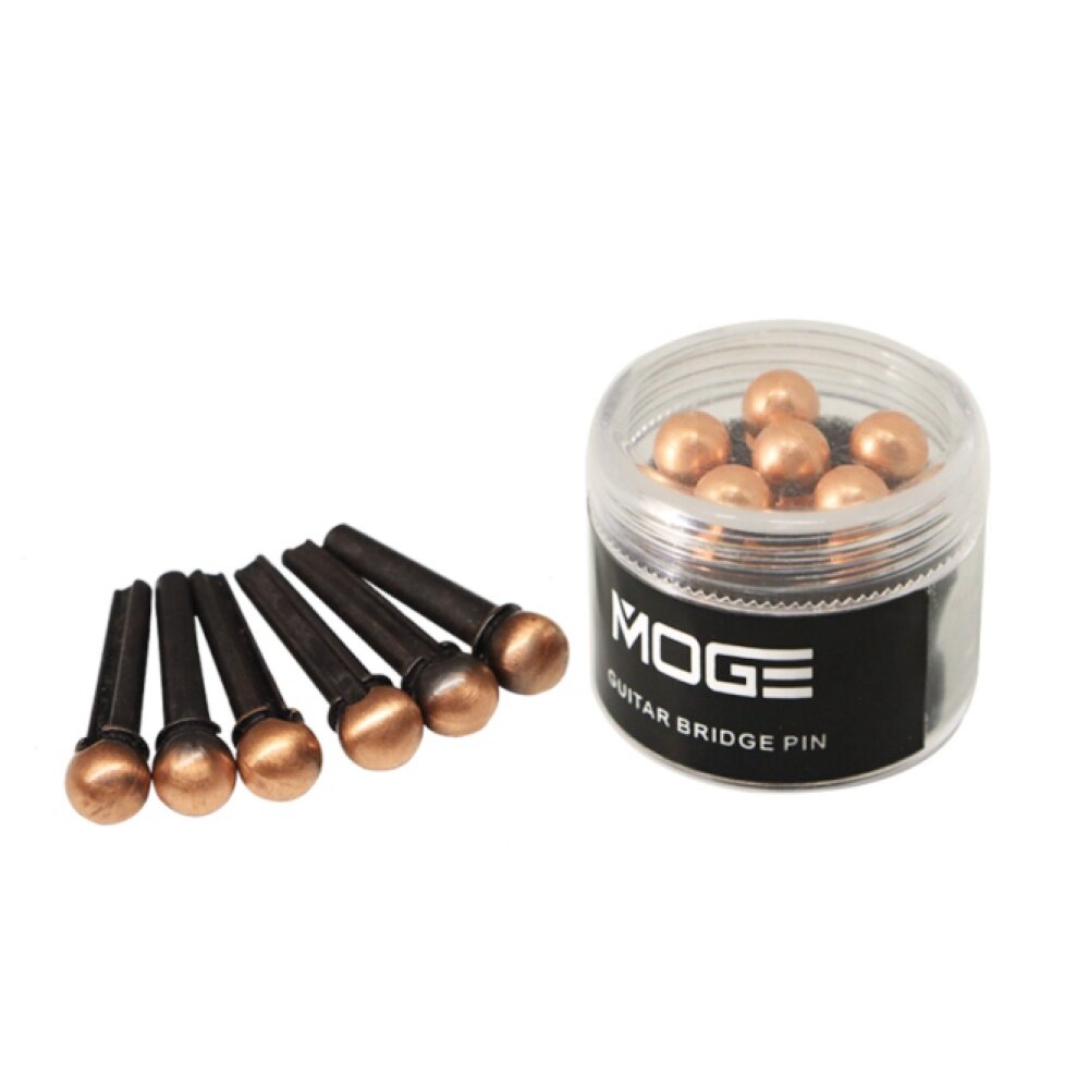 Фиксатор струн, цинк, цвет бронза, набор, Moge GBP-Bronze