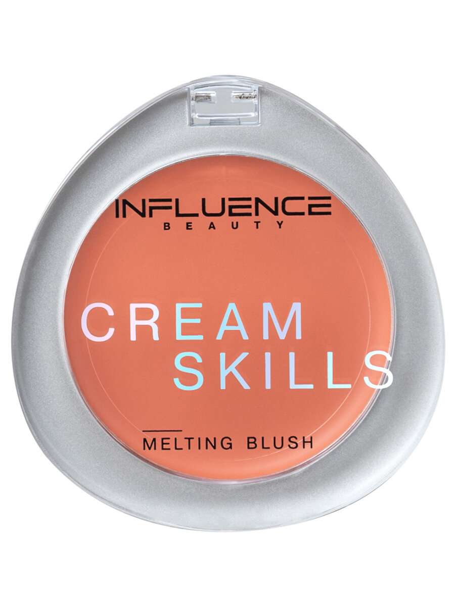 Румяна для лица Influence Beauty кремовые Cream Skills, тон 01 персиковый