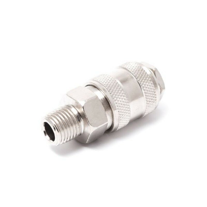 Быстроразъем пневматический с клапаном с наружной резьбой 3/8"