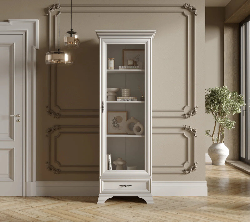 Шкаф БРВ мебель KENTAKI REG1W1S Белый