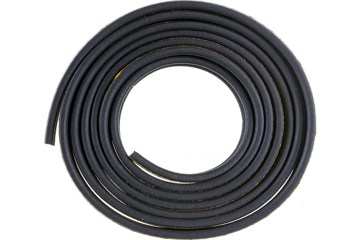 STARFIX Уплотнитель профиль P черный 9x5,5 мм длина 6 м SF1014-03 для окон и дверей