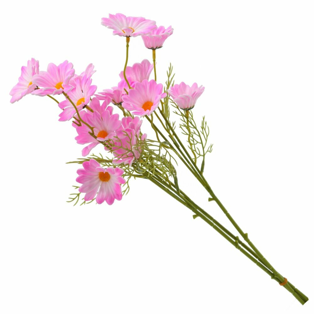 Цветы искусственные "Букет Хризантем из 3шт", L15 W15 H50 см