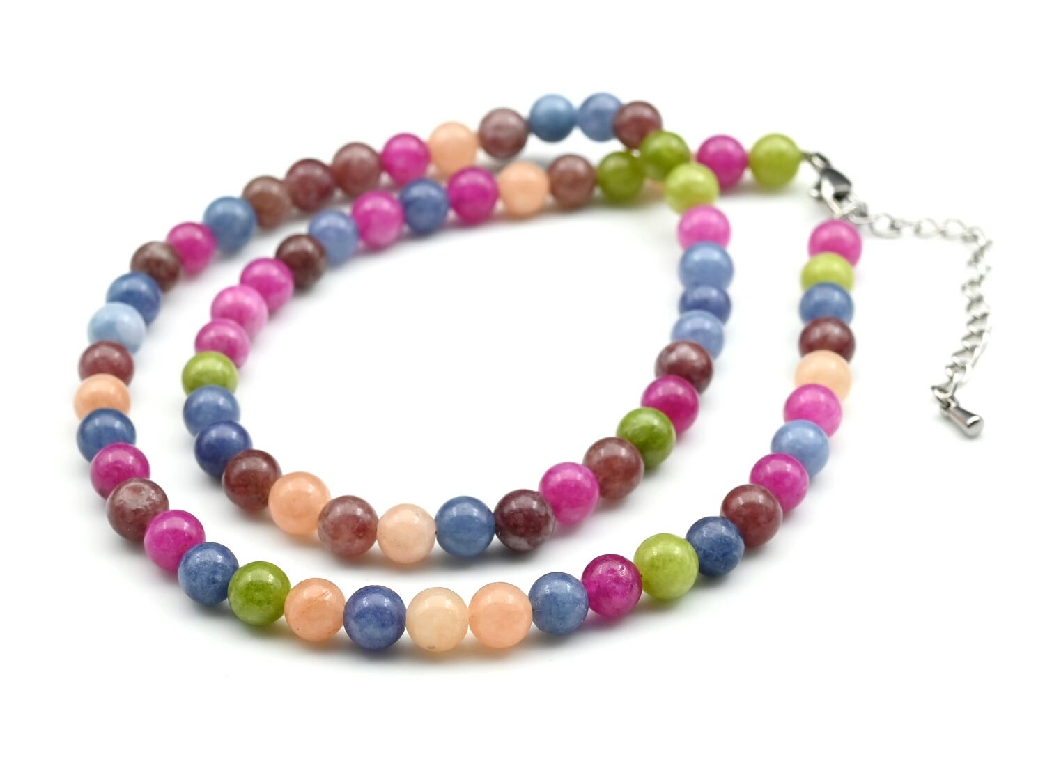 Бусы, кальцит