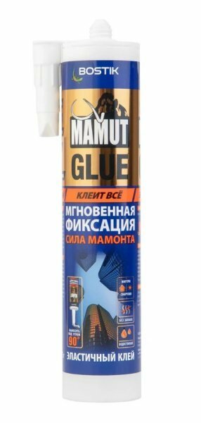 Монтажный клей BOSTIK MAMUT GLUE 0,290л (12), ВОК638233
