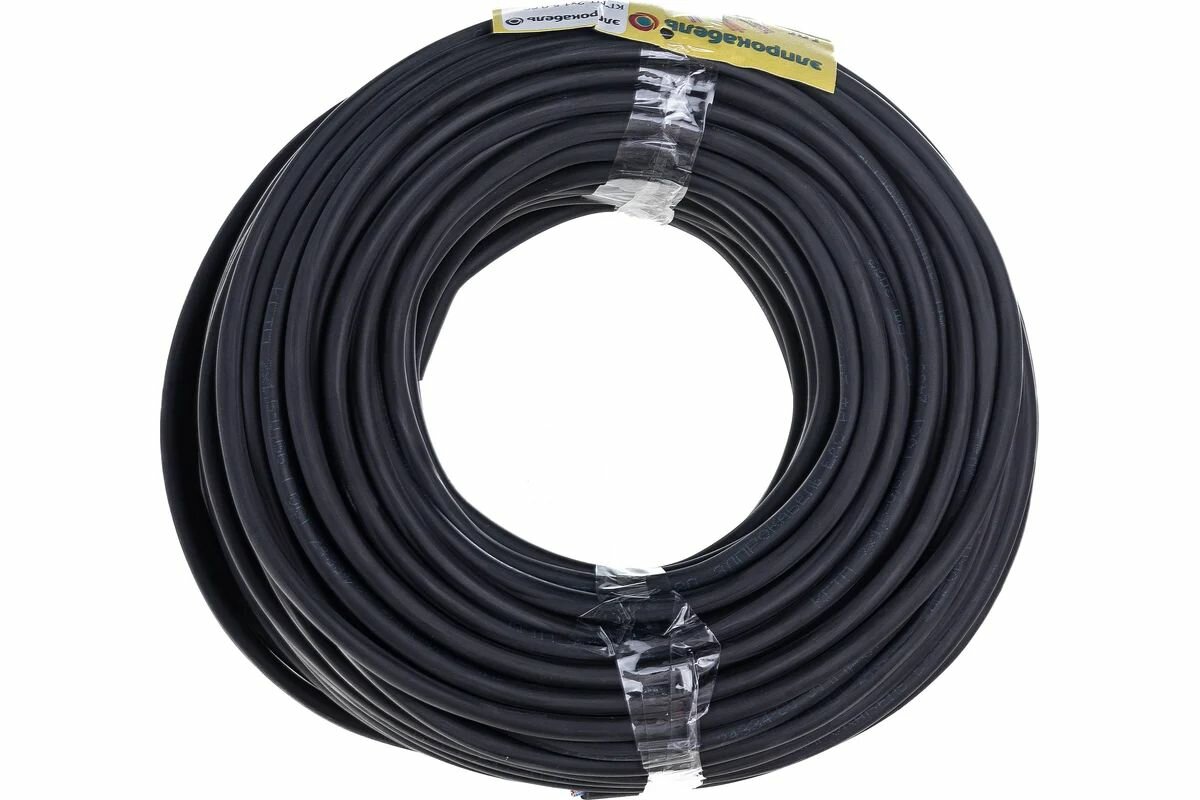 Гибкий круглый кабель ЭлПроКабель КГтп 2x1,5 ГОСТ 50 м 4630017899289