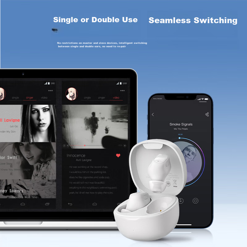 Беспроводные наушники Baseus WM01, цвет белый