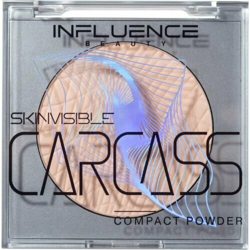 Пудра Influence Beauty "Skinvisible Carcass", компактная, тон 02