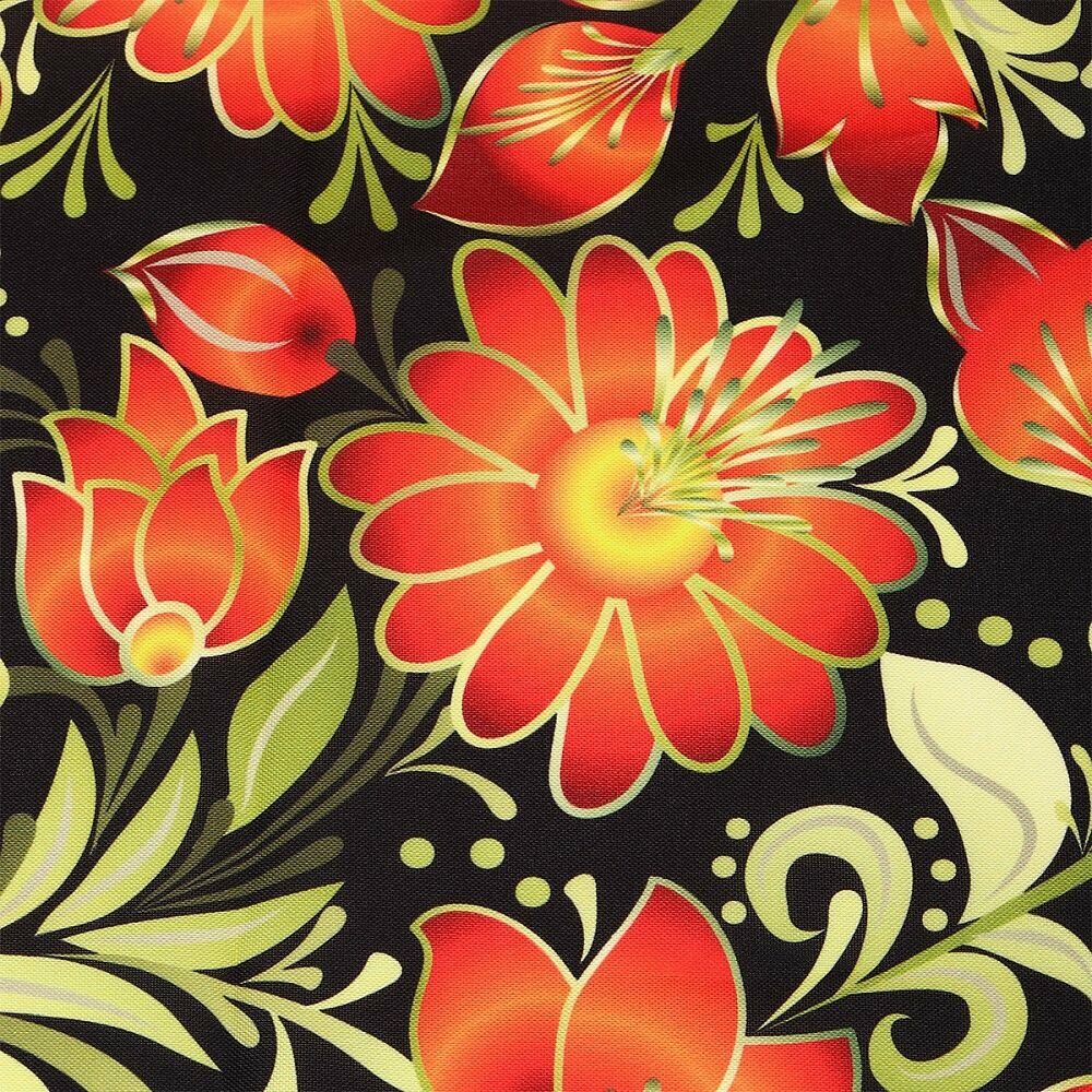 Ткань IDEAL Габардин 140 г/м2, 100% полиэстер, ширина 150 см, цвет черный рулон 25 м