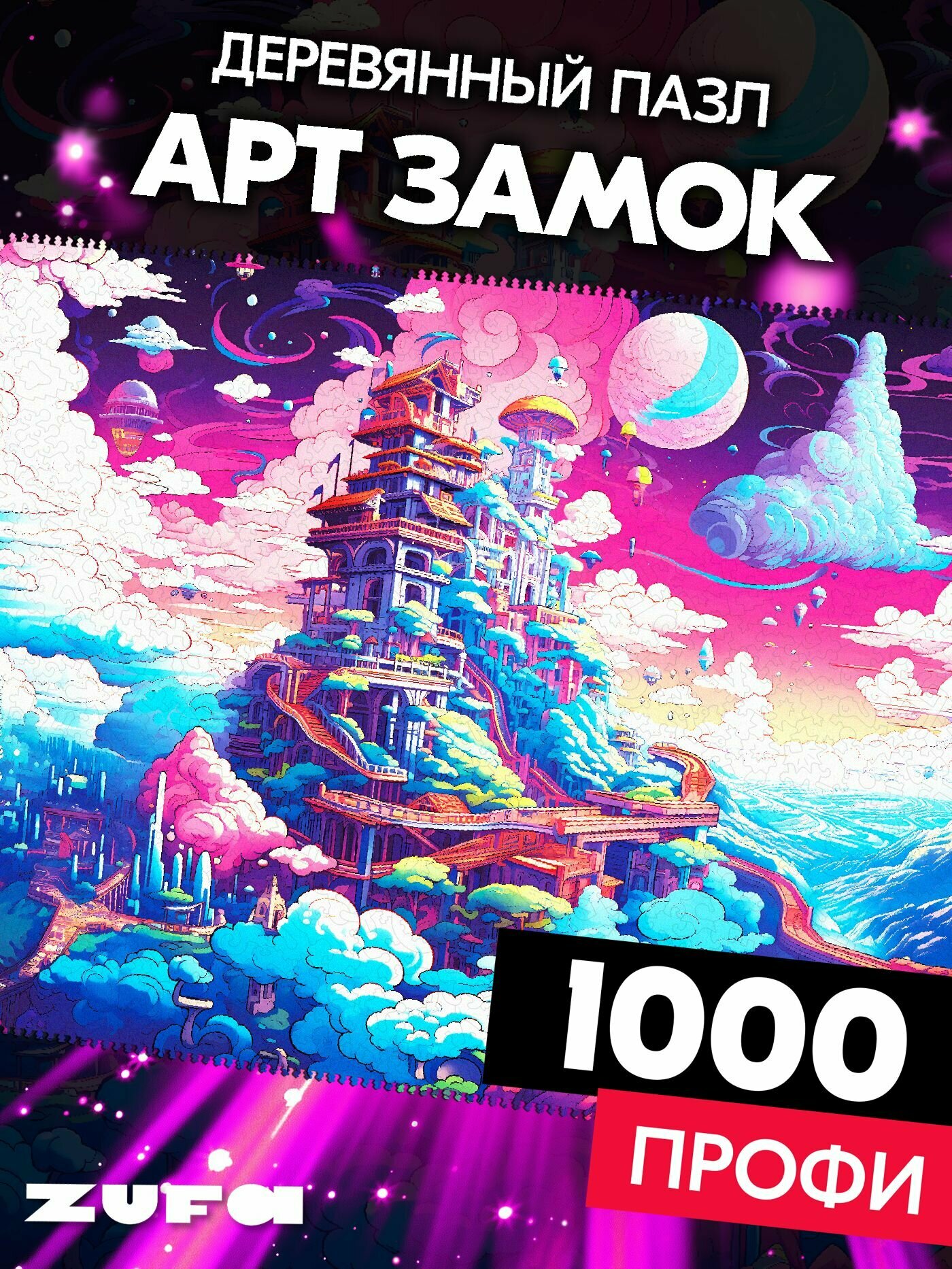 Пазл Арт замок 1000 деталей Сложность Профи