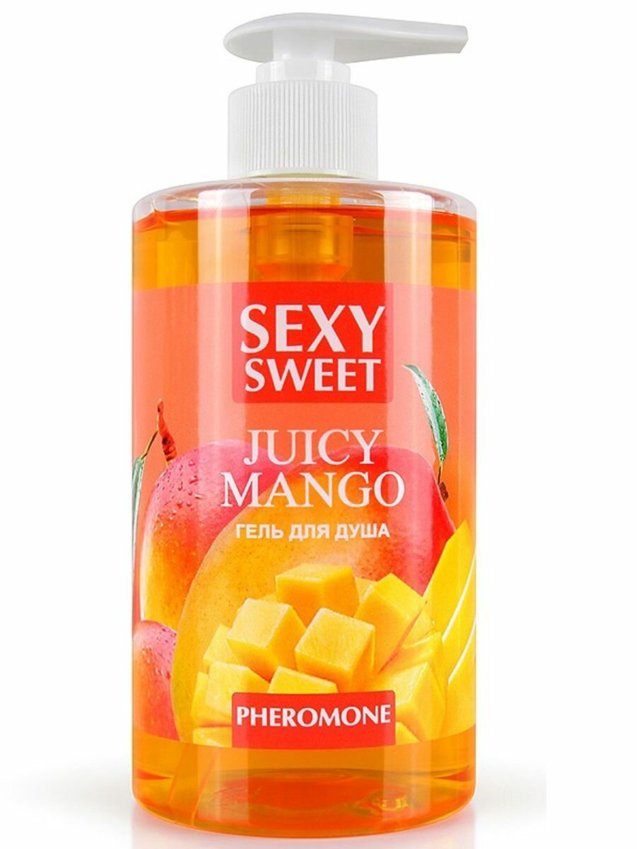 "JUICY MANGO" гель для душа с феромонами, 430мл.