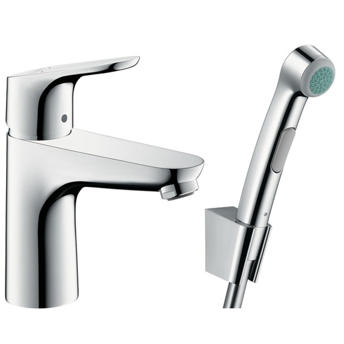 Смеситель для раковины Hansgrohe Focus E2 31927000 с гигиеническим душем хром