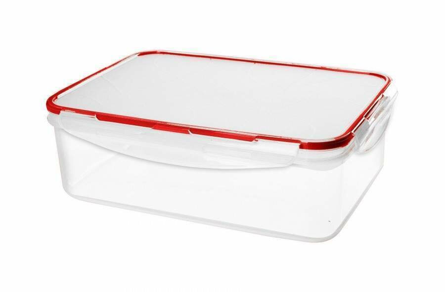 Емкость для хран. продуктов Modena 1,0л, с защёлками, прямоугольный, бесцветный 221111106/03 IDIland