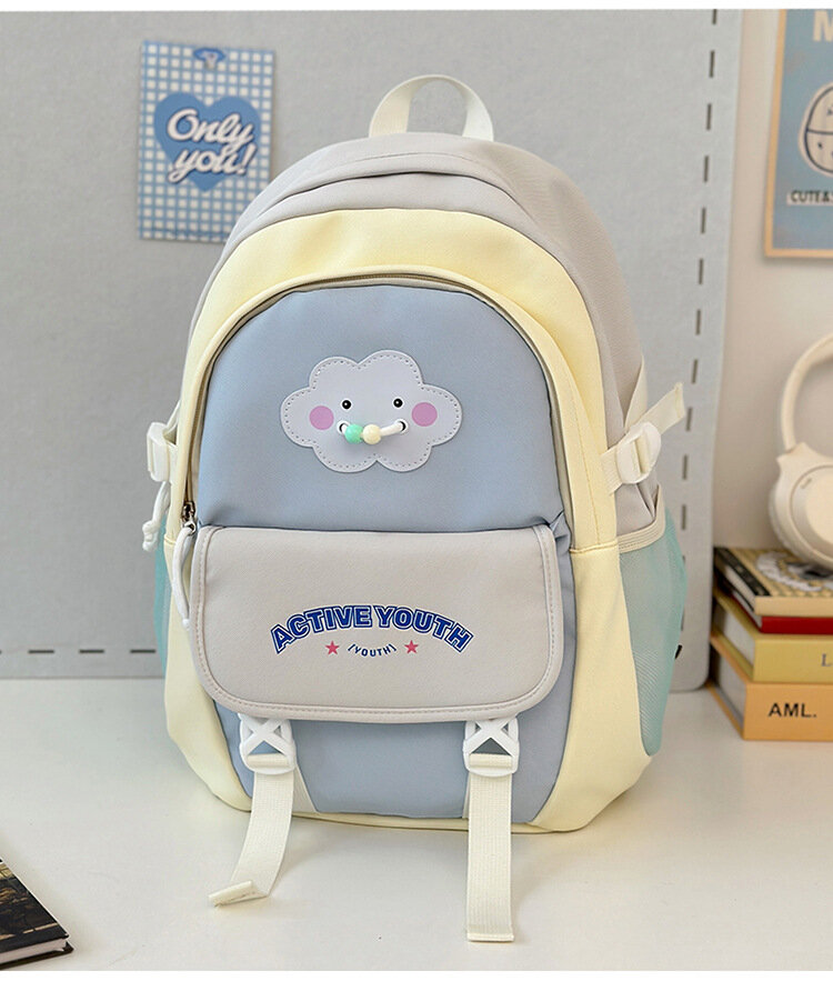 Рюкзак , нейлон, регулируемые плечевые лямки, 2 отделения, внешние карманы