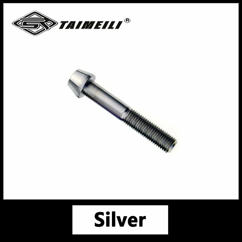 Титановый болт TAIMEILI GR5 M10x55мм для тормозного суппорта мотоцикла серебристый, 55mm p1.25