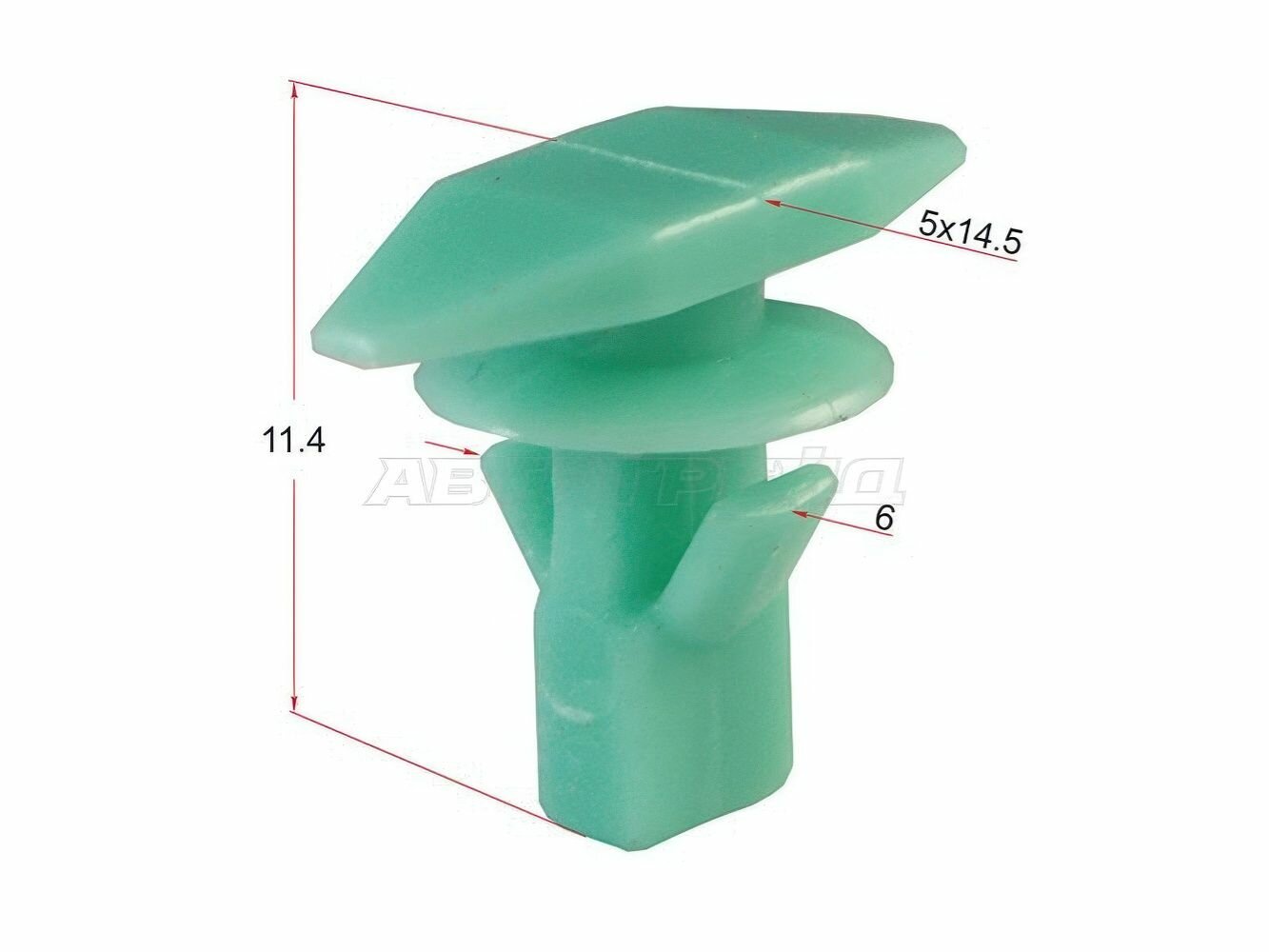 Клипса крепежная 10 шт, для Хонда Аккорд, Цивик, Джаз арт STKJ1067 SAT