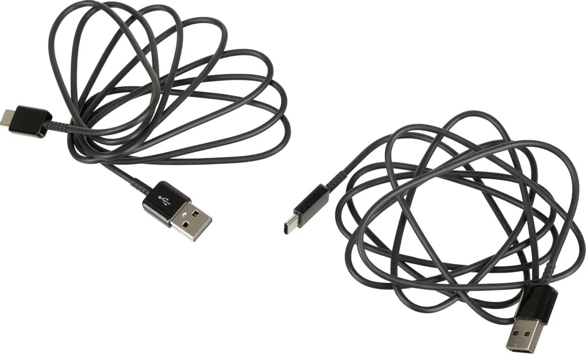 Кабель Samsung EP-DG930MBRGRU, USB Type-C (m) - USB (m), 1.5м, черный, 2