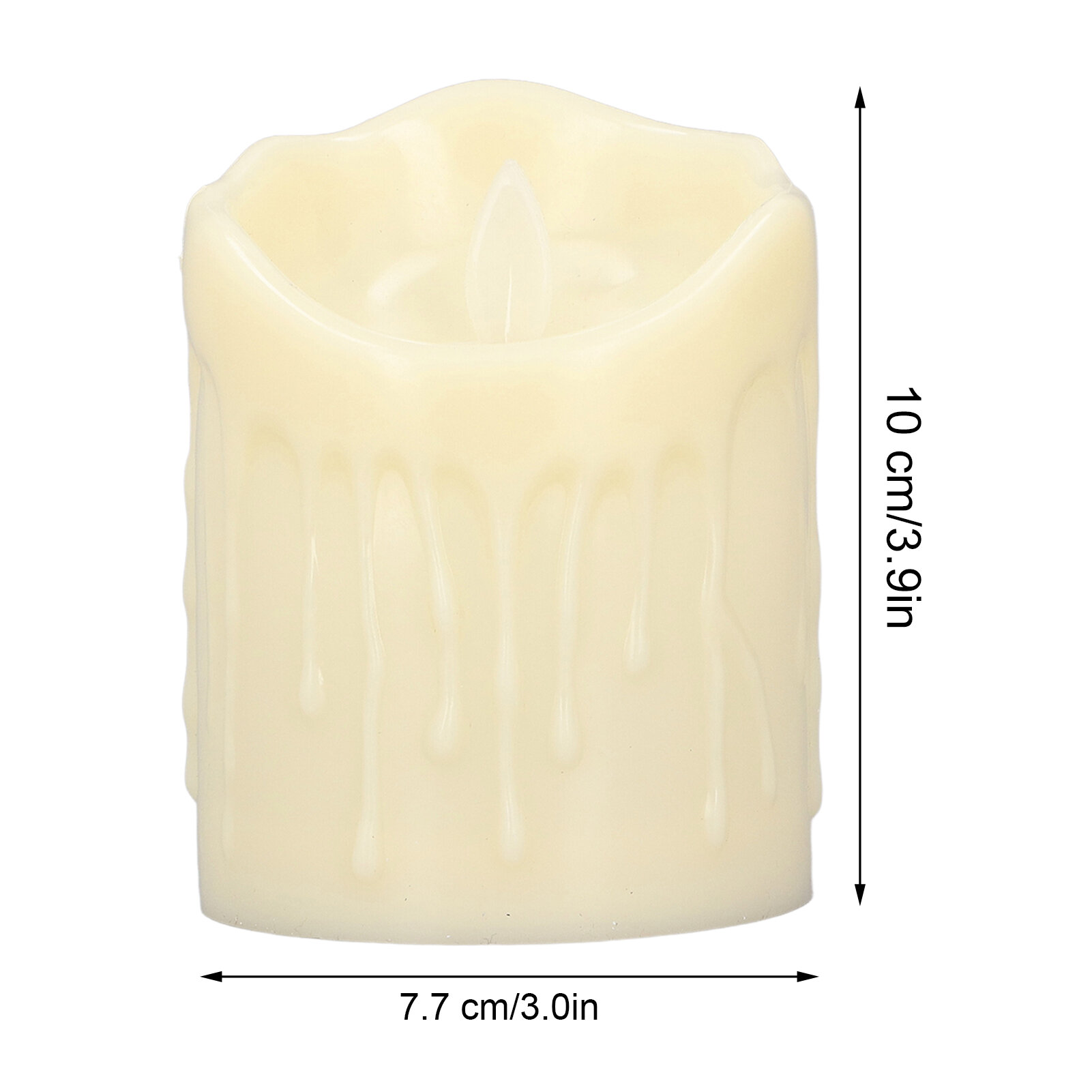 2шт беспламенные свечи лампа имитация светодиодной свечи для свиданий свадебное предложение