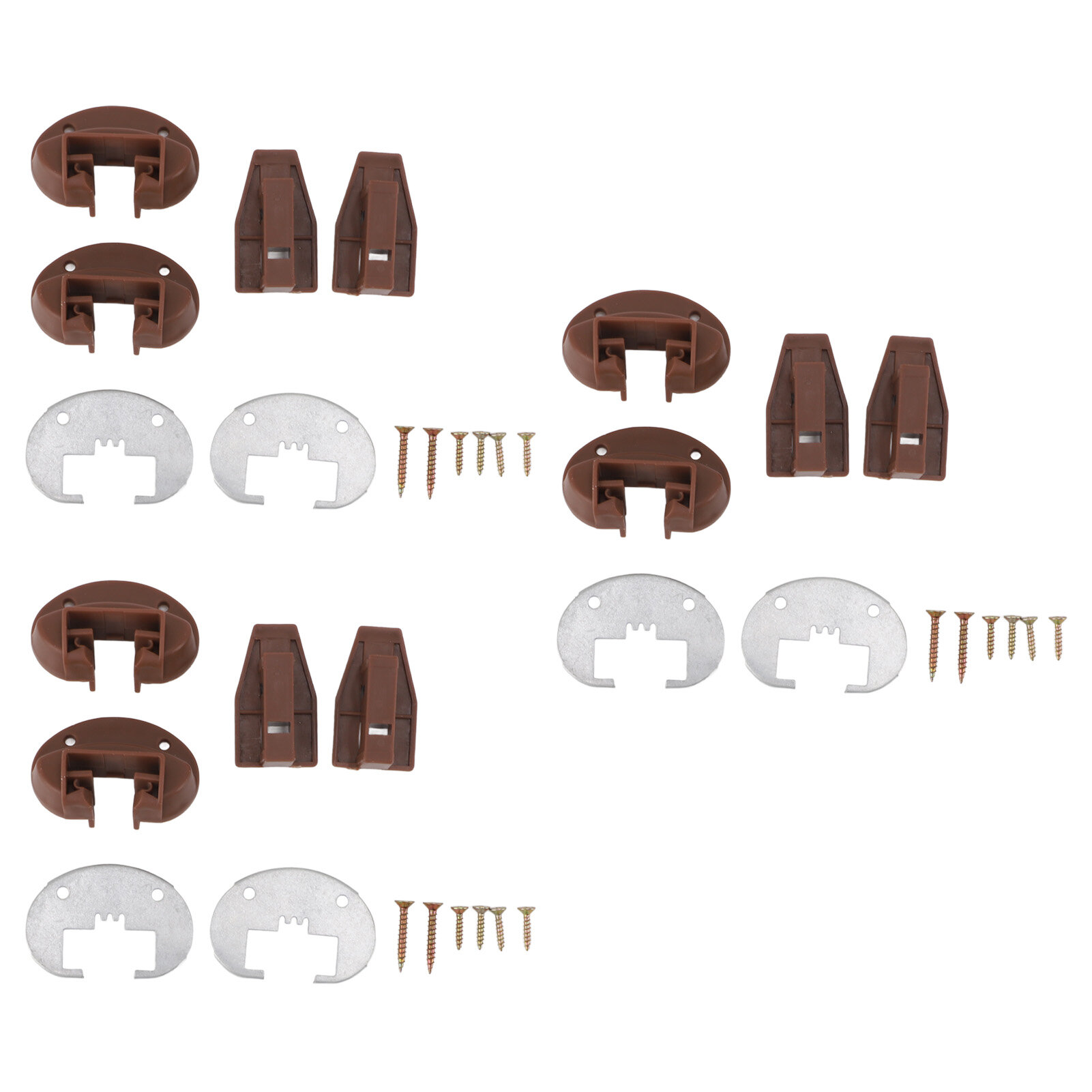 Ремкомплект направляющих для ящиков Прочная конструкция из АБС-пластика Легко устанавливается Направляющие для ящиков Скользящие для мебели