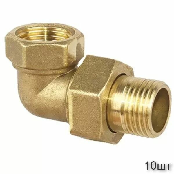 Американка TIM угловая разъемная 1/2" НР/ВР Латунь HJL022 10шт