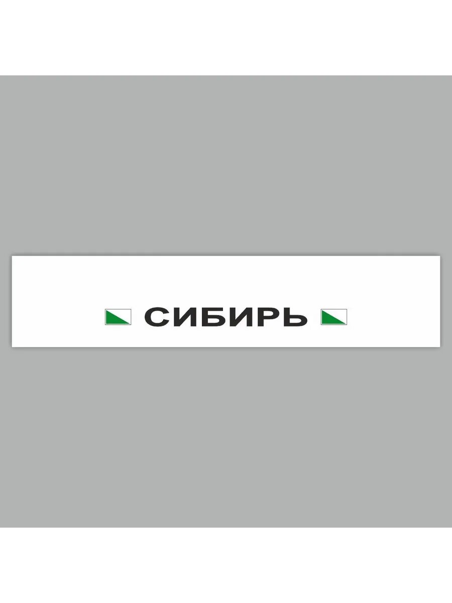 Полоса на лобовое стекло 1220х270мм "сибирь", белая, Арт рэйсинг