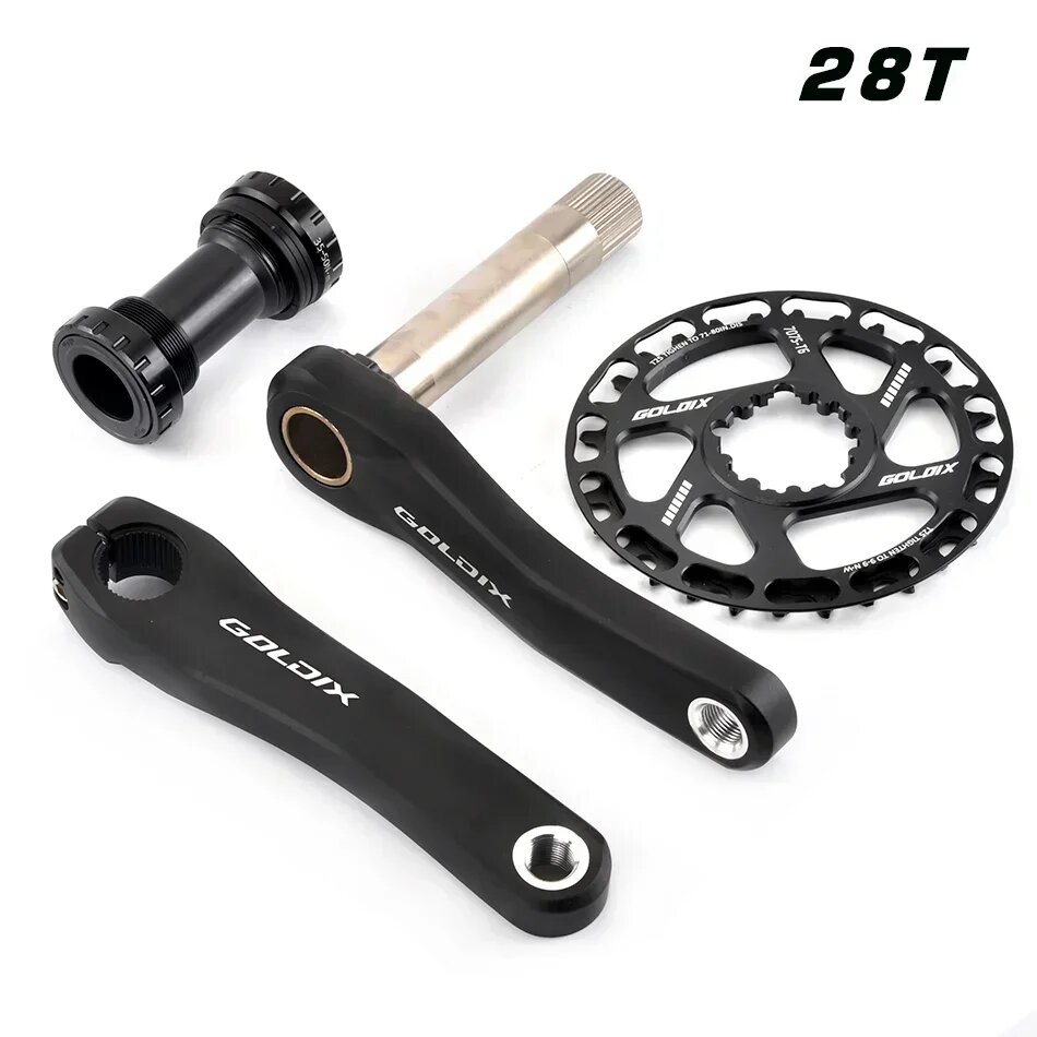 Шатун GOLDIX 28T, 140MM, crank BB