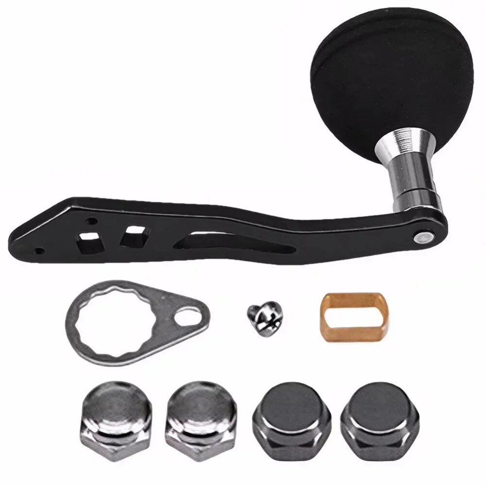 Ручка катушки LAKE маховик алюминий+ЭВА StyleB