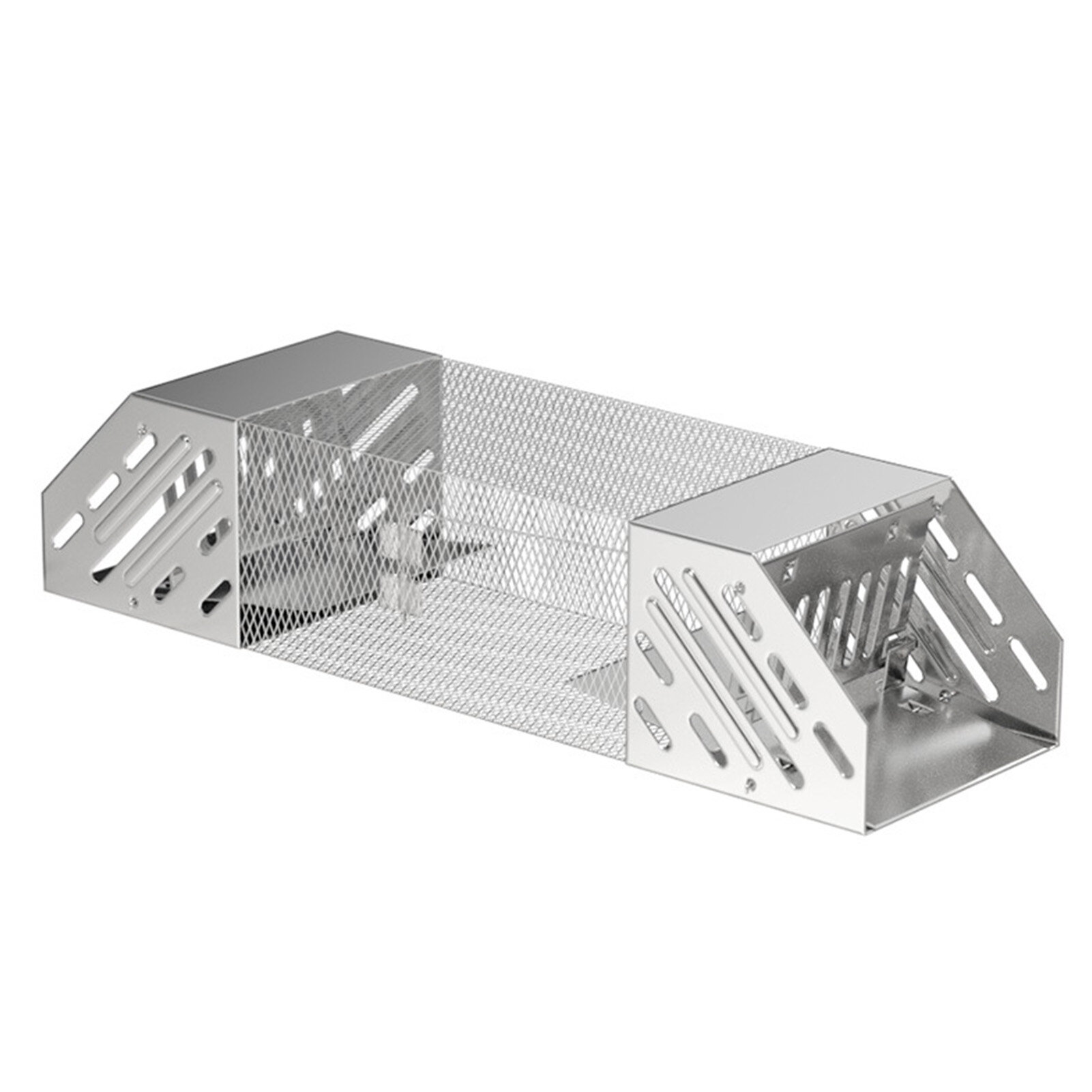 Мыши поймают клетку из нержавеющей стали.