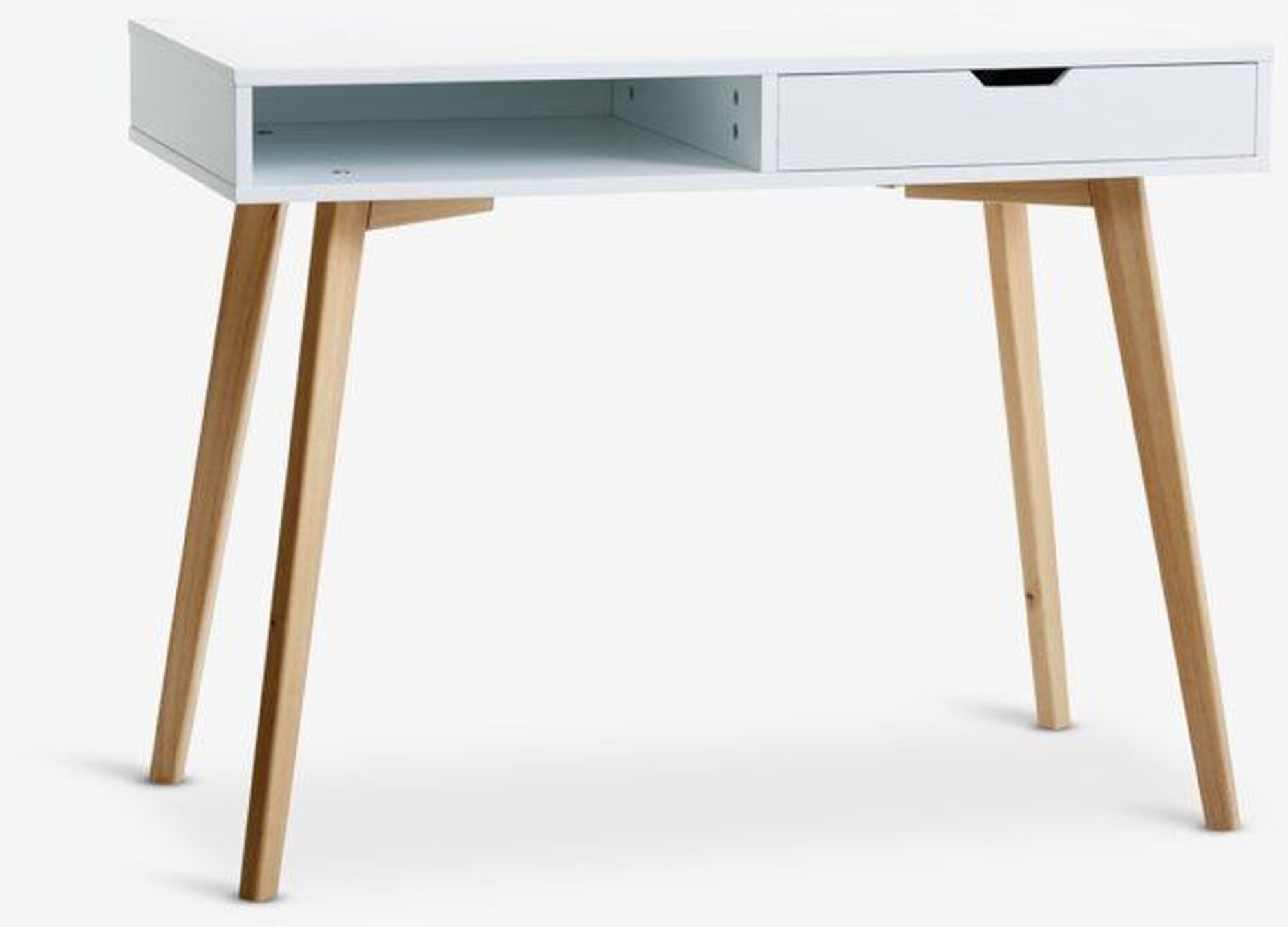 Письменный стол Jysk "TAMHOLT", МДФ, 50 х 100 х 77 см, цвет белый