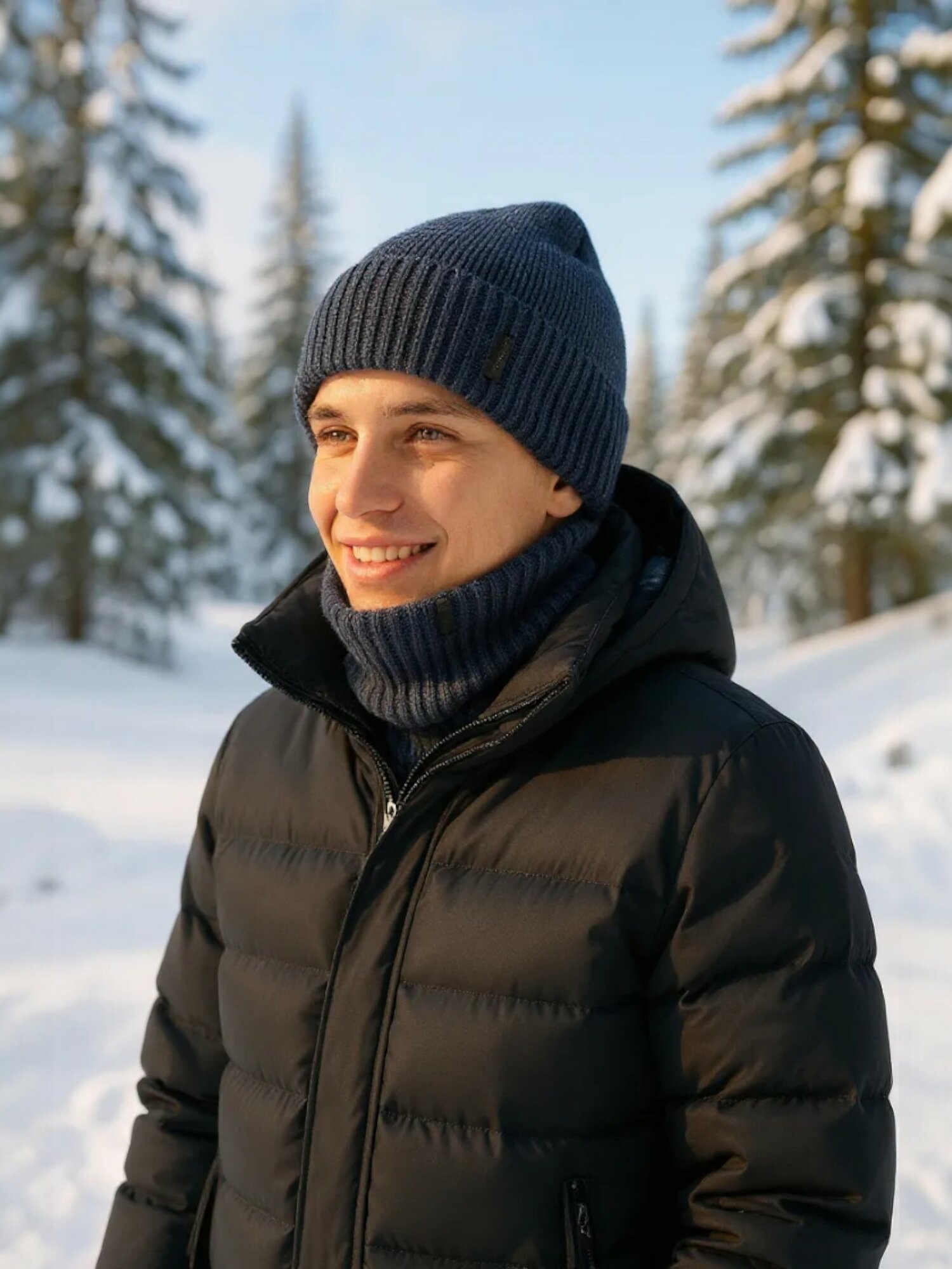 Шапка-бини Осень-зима 2023 для мужчин