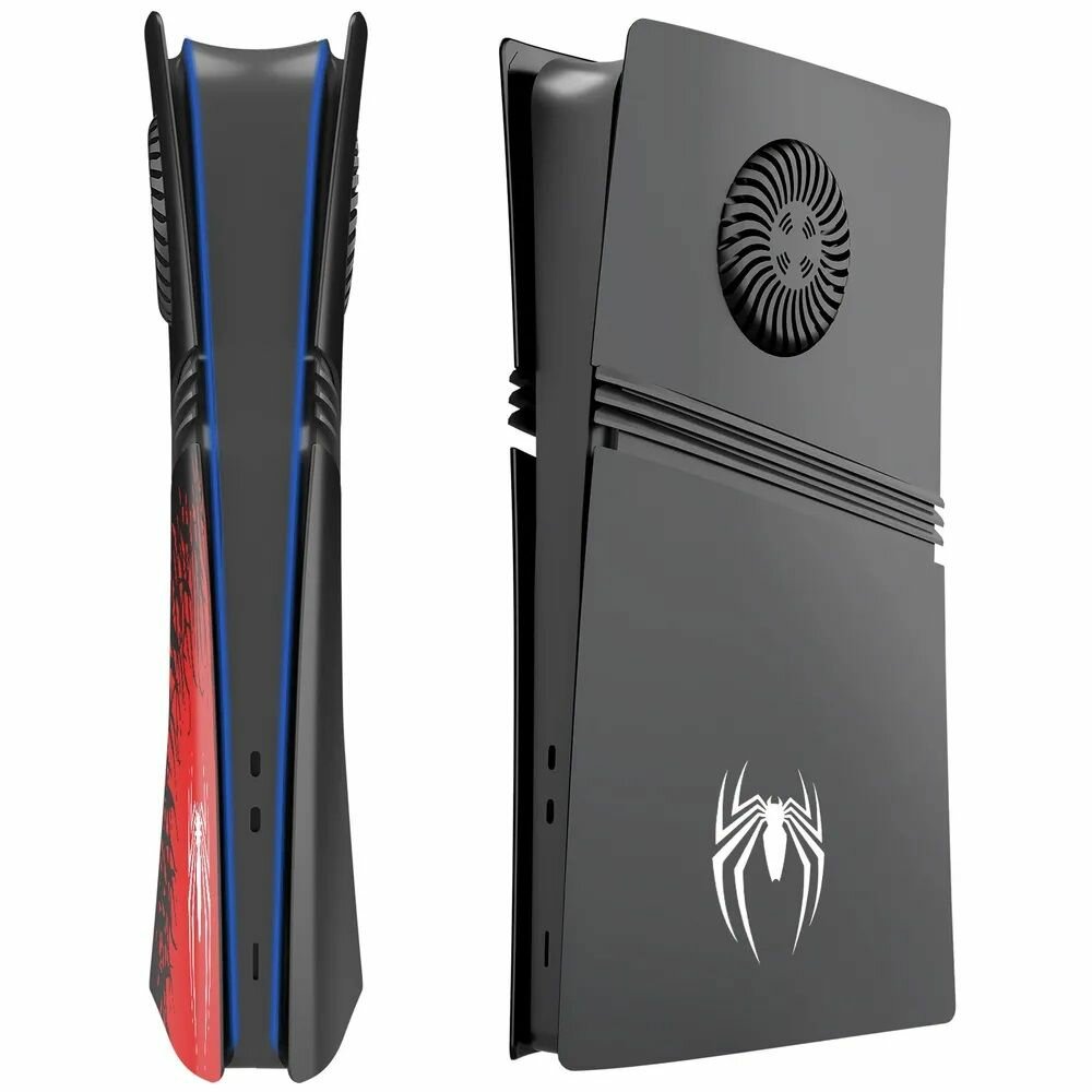 Защитные сменные боковые панели корпуса для Sony Playstation 5 PS5 PRO 2.0 Digital Без дисковода Spider Man Человек Паук