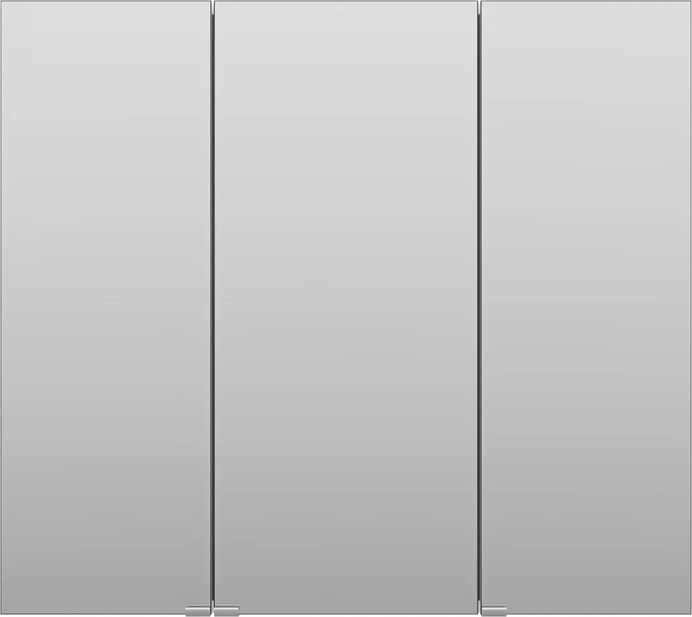 Зеркало-шкаф Misty Аура 90 90 см, белое, в современном стиле, зеркало настенное в ванную