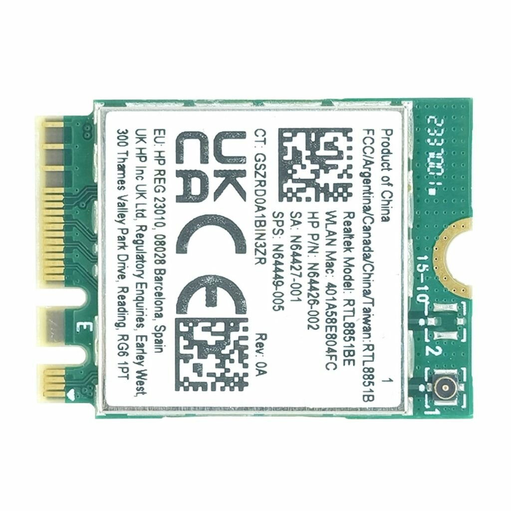 Беспроводная сетевая карта RTL8851BE WIFI6