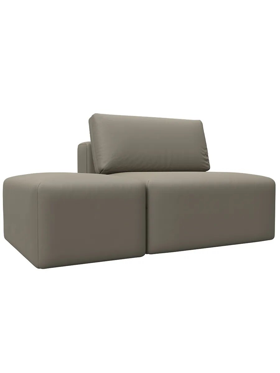 Модули диван и пуф из модульного набора Лего, с ящиком для белья, экокожа