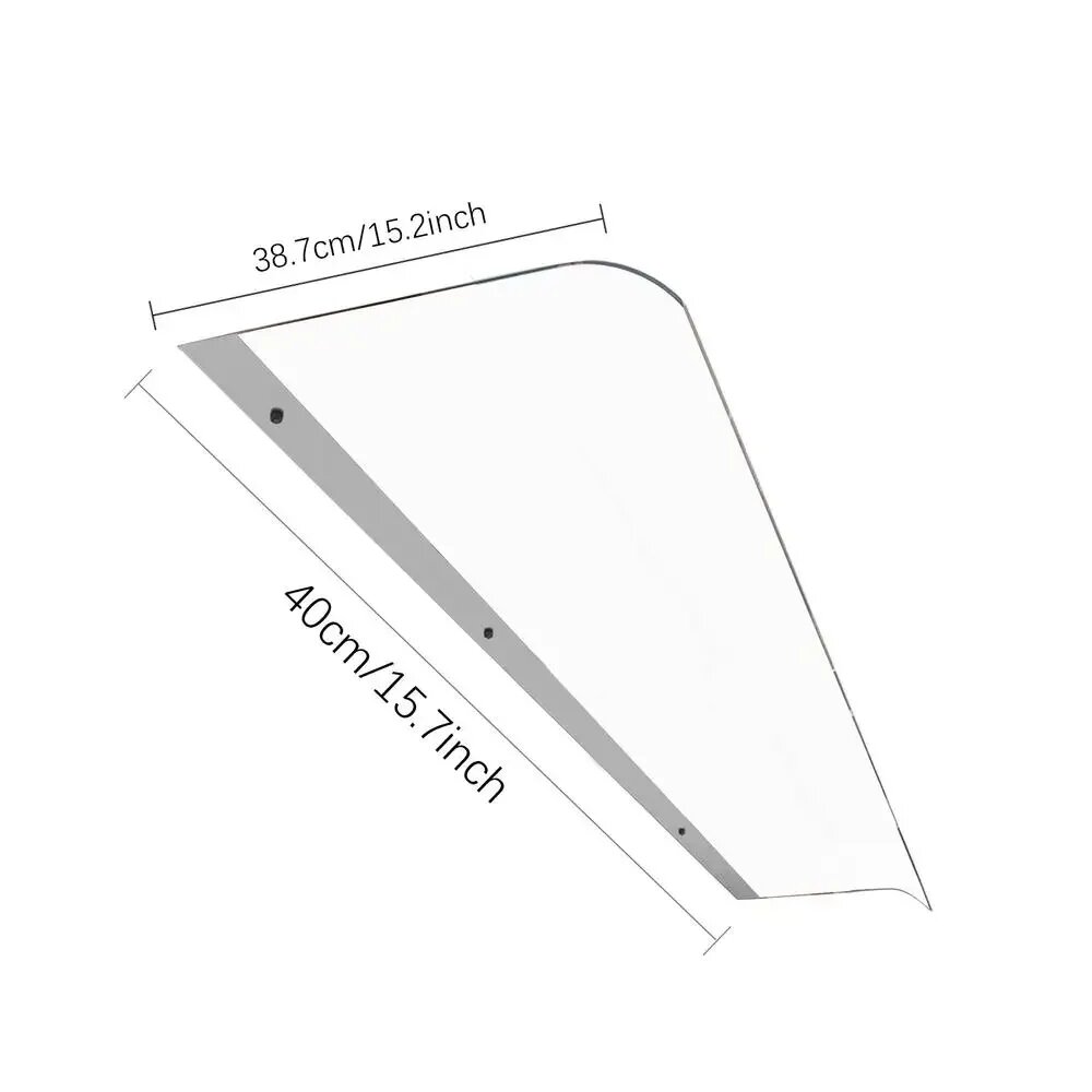 ПВХ навес для входной двери