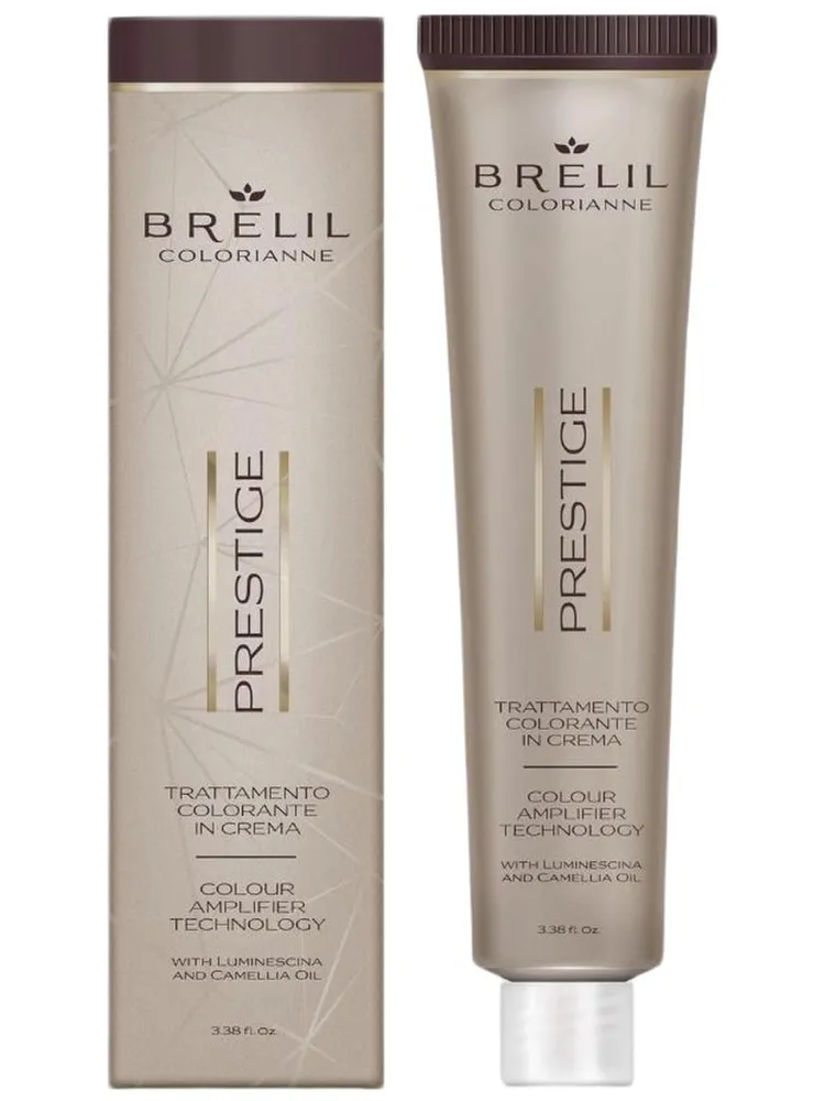 Краска для волос Brelil Professional Colorianne Prestige низкоаммиачная с коэнзимом Q10, 6.00