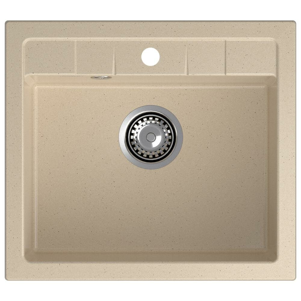 Кухонная мойка GranFest QUADRO 561, кашемир