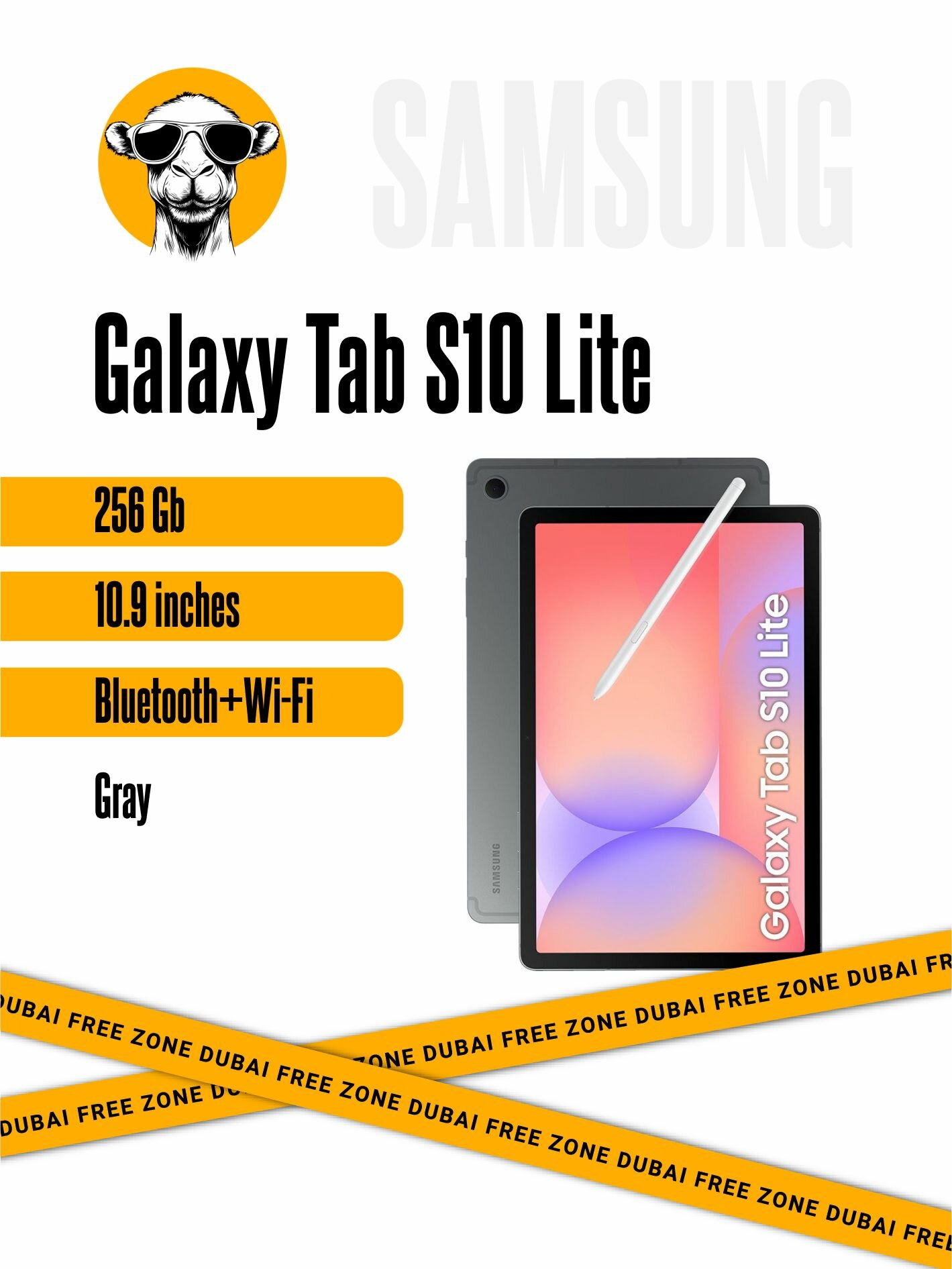Планшет Samsung Galaxy Tab S10 Lite 8/256Gb Wi-Fi Gray