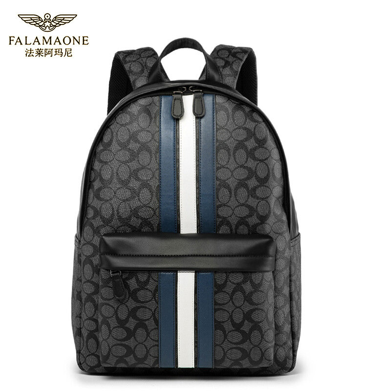 Мужской рюкзак Falai Armani, модный и универсальный, мужская сумка для компьютера, дорожная сумка большой вместимости, для студентов