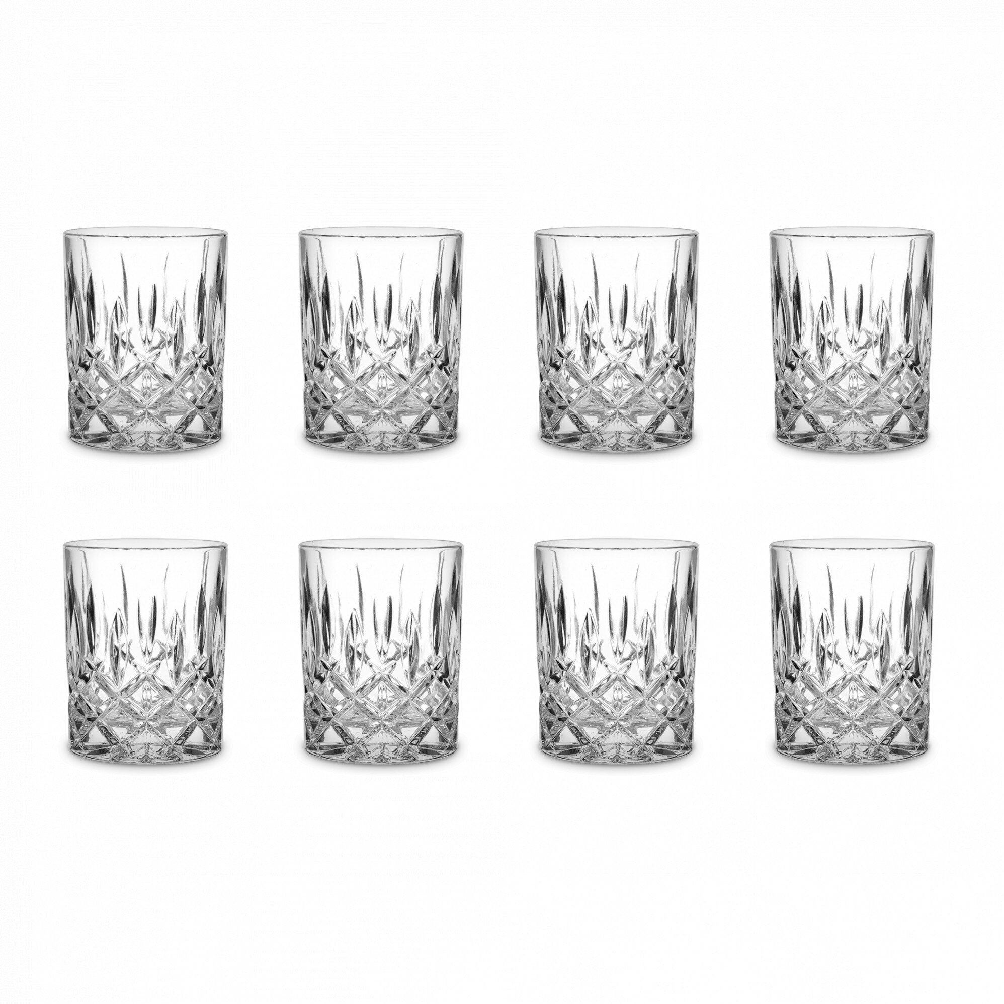 Набор из 8-ми стаканов для виски, 295 мл, хрустальное стекло N105798 Noblesse
